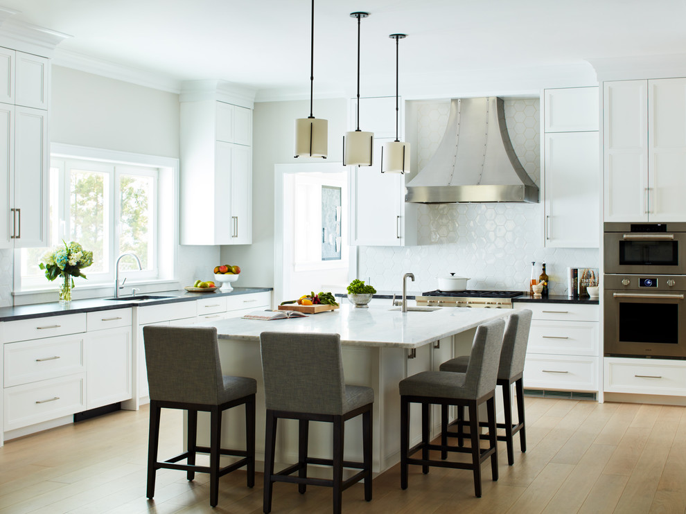 Contemporary Waterfront Kitchen - Transitional - Kitchen - New York ...