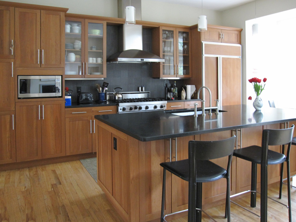 Contemporary Wood Kitchen - Contemporary - Kitchen - New York - by ...