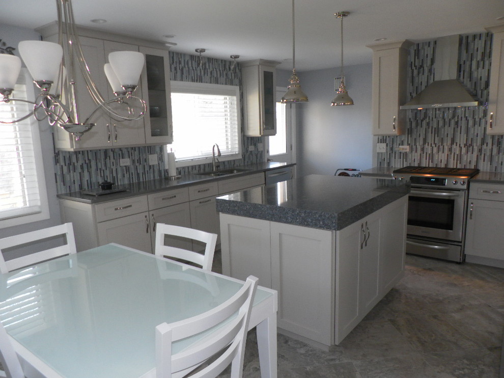 Cool Blue Kitchen - Kitchen - Chicago - by Bree Hite Design | Houzz