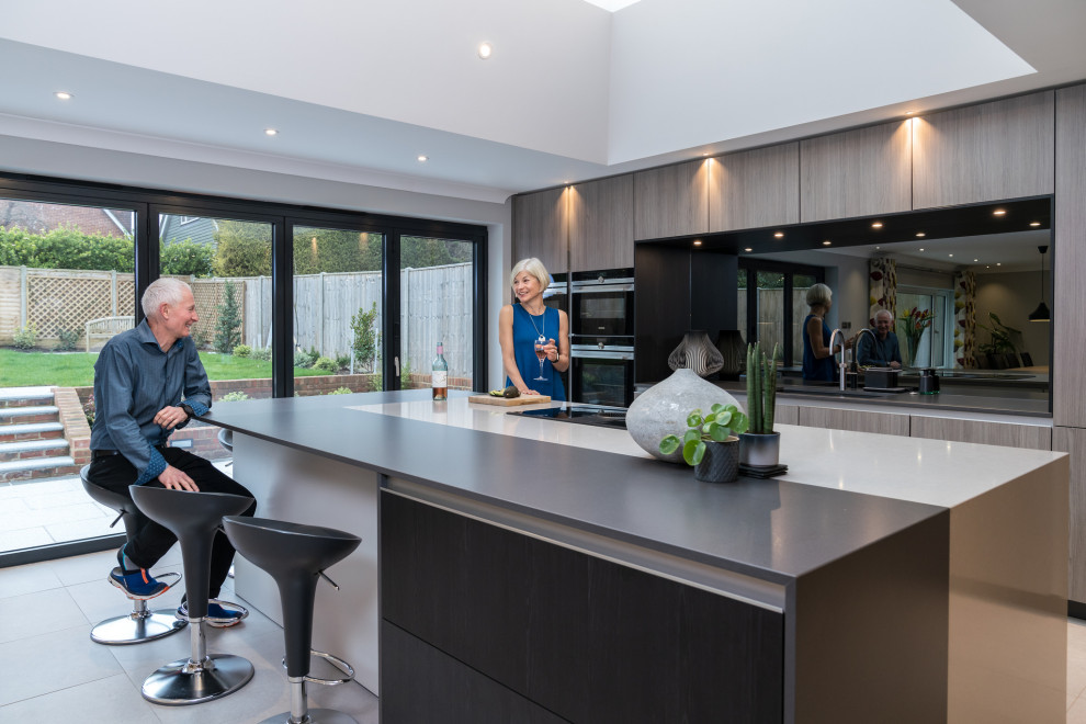 Cool calm and connected - Contemporary - Kitchen - Surrey - by The ...