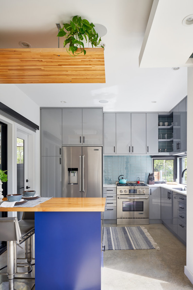 Cool Homes Tour ADU - Contemporary - Kitchen - Austin - by ísARK Studio ...