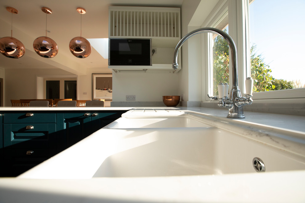 Copper, grey, and blue colour palette for new Kitchen Design ...