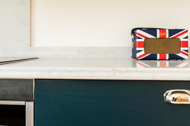 Copper, grey, and blue colour palette for new Kitchen Design ...