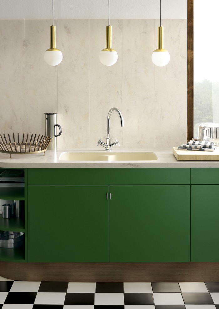 Corian® Clam Shell - Midcentury - Kitchen - Other - by Corian Design UK ...