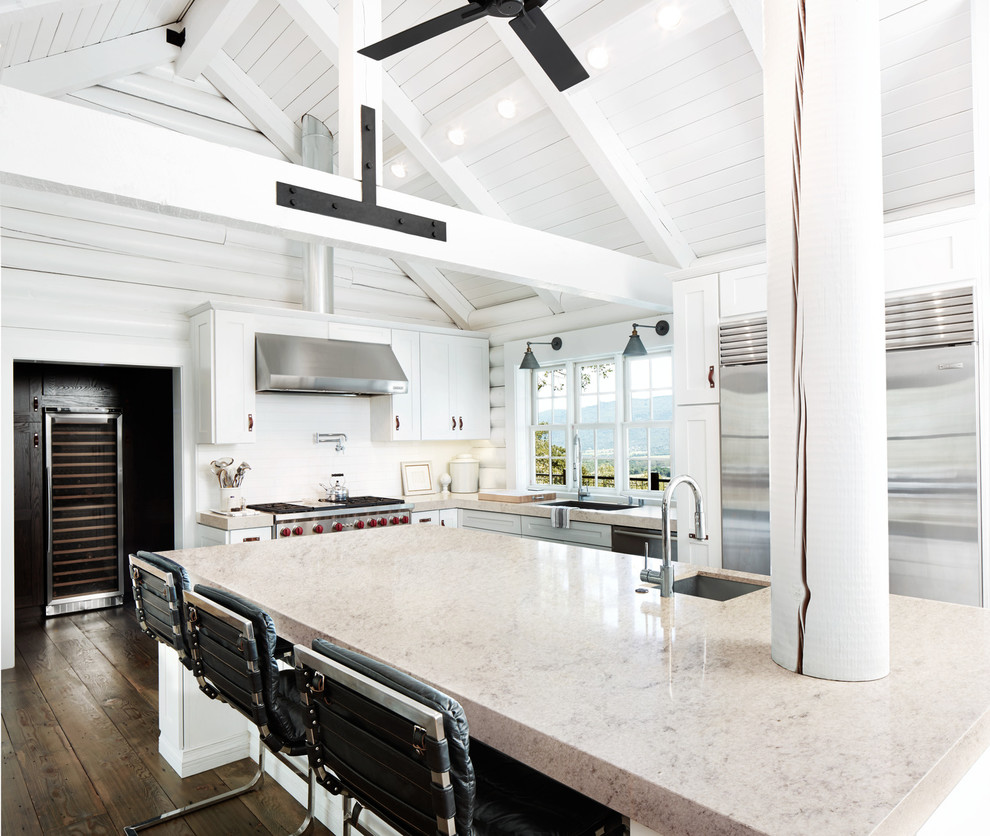 Corian Quartz Marble Mist - Modern - Kitchen - Delhi - by Corian ...