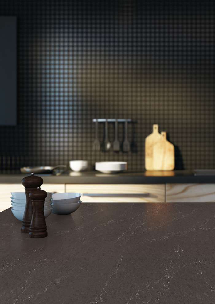 Corian Quartz Marine Clay - Modern - Kitchen - Delhi - by Corian ...