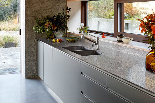Corian Solid Surface Pebble Terrazzo - Modern - Küche - Delhi - von ...