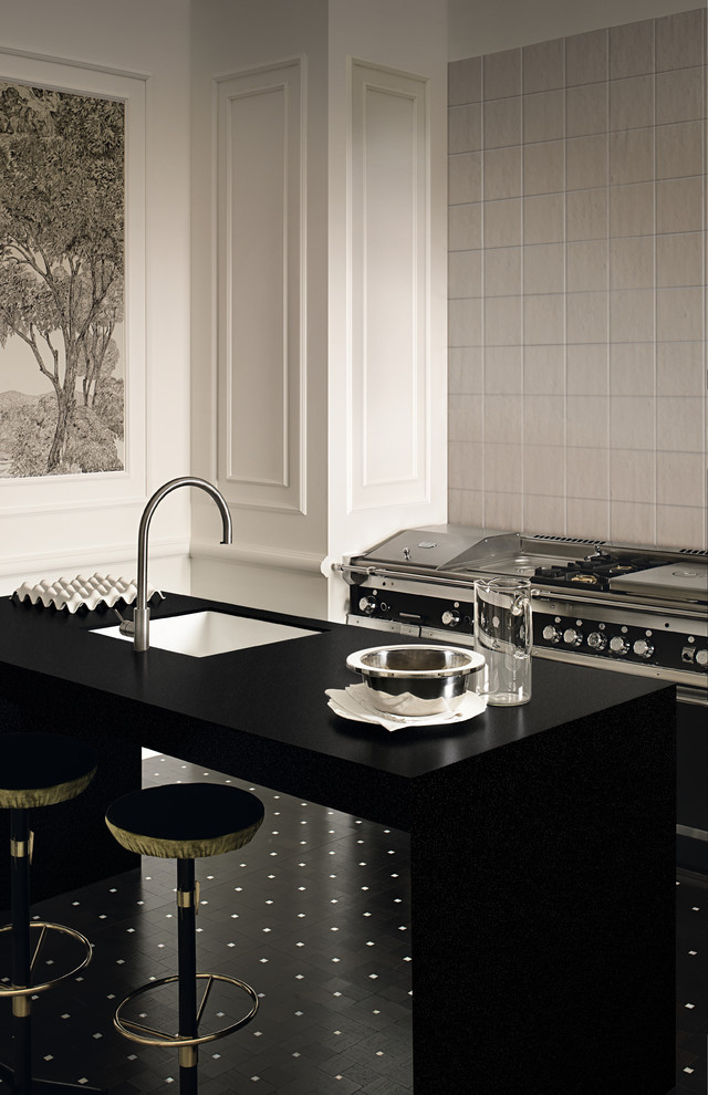 Corian® Deep Night Sky Cosmopolitan Chic Kitchen - Contemporary - Kitchen - Other - by Corian ...