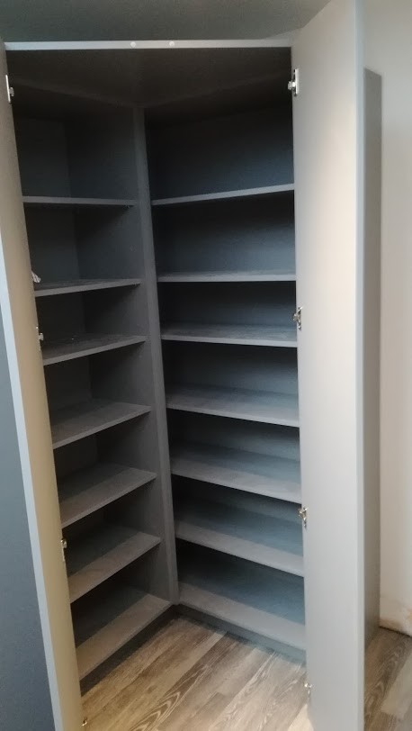 Corner walk in larder. - Contemporary - Kitchen - Other - by Kodawari ...