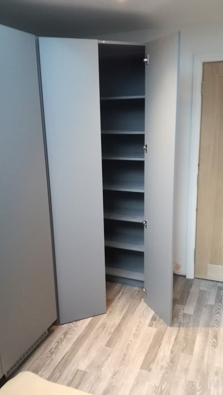 Corner walk in larder unit. - Contemporary - Kitchen - Other - by ...