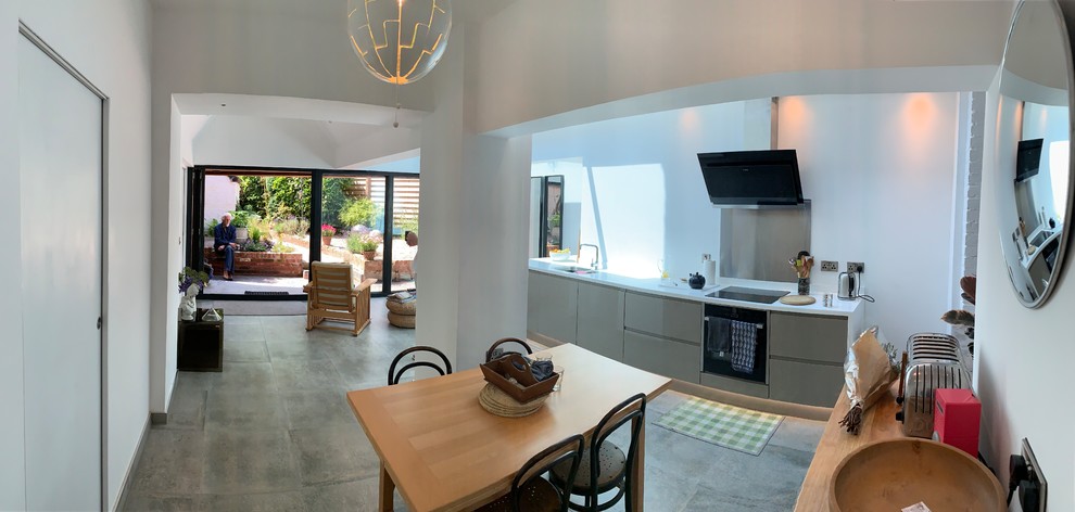 Corten Extension Interior - Contemporary - Kitchen - West Midlands - by ...