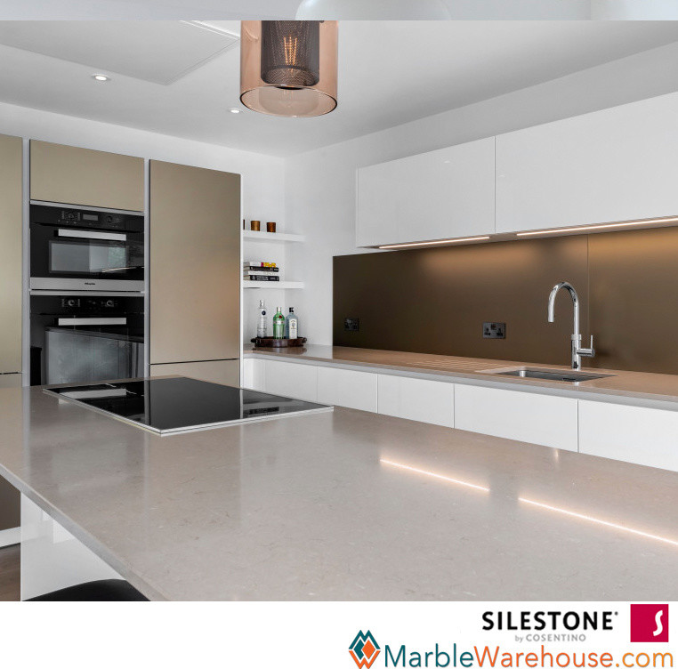 Cosentino™ Silestone® Coral Clay Quartz - Modern - Kitchen - Los ...