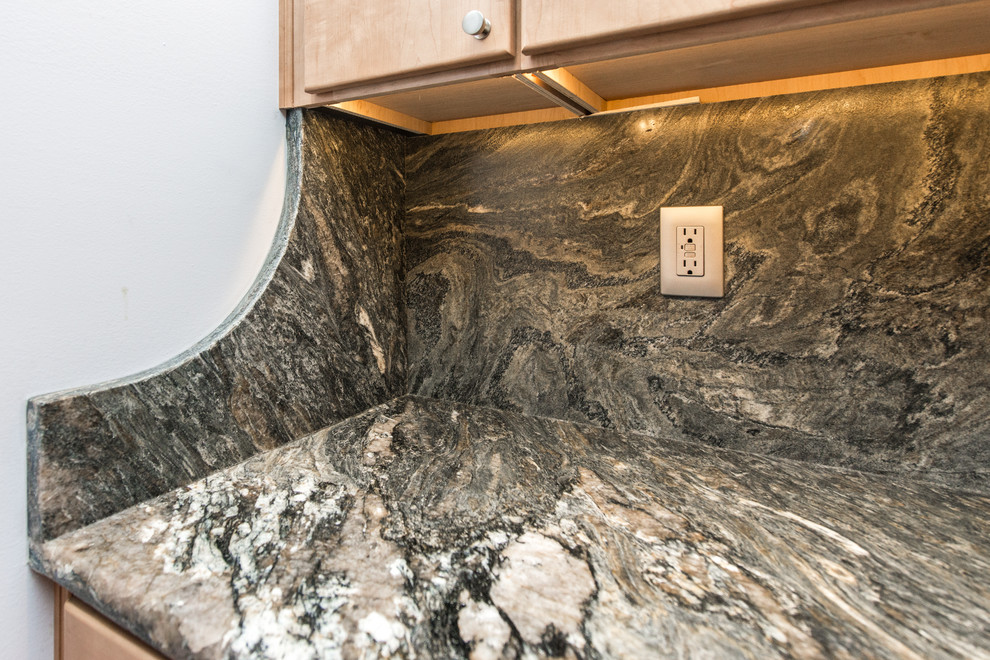 Cosmos Metalicus Granite - Contemporary - Kitchen - DC Metro - by ...