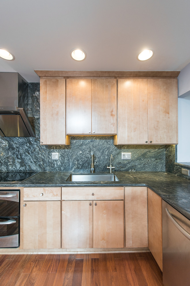 Cosmos Metalicus Granite - Contemporary - Kitchen - DC Metro - by ...
