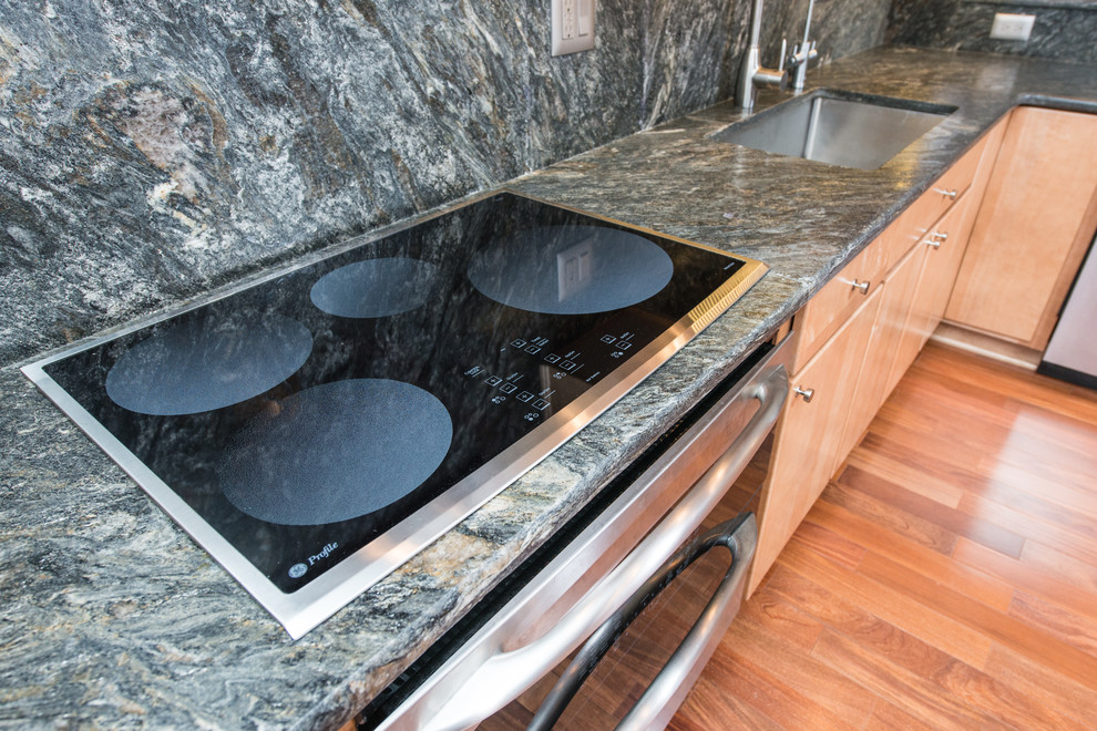 Cosmos Metalicus Granite - Contemporary - Kitchen - DC Metro - by ...