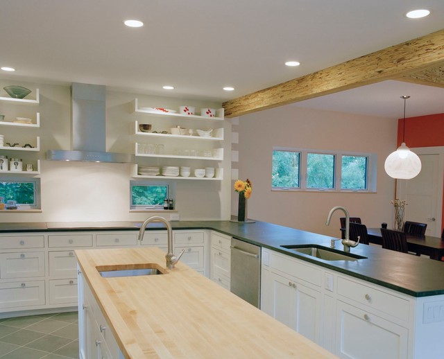 Cottage Street Retrofit - Classique Chic - Cuisine - Boston - par ...