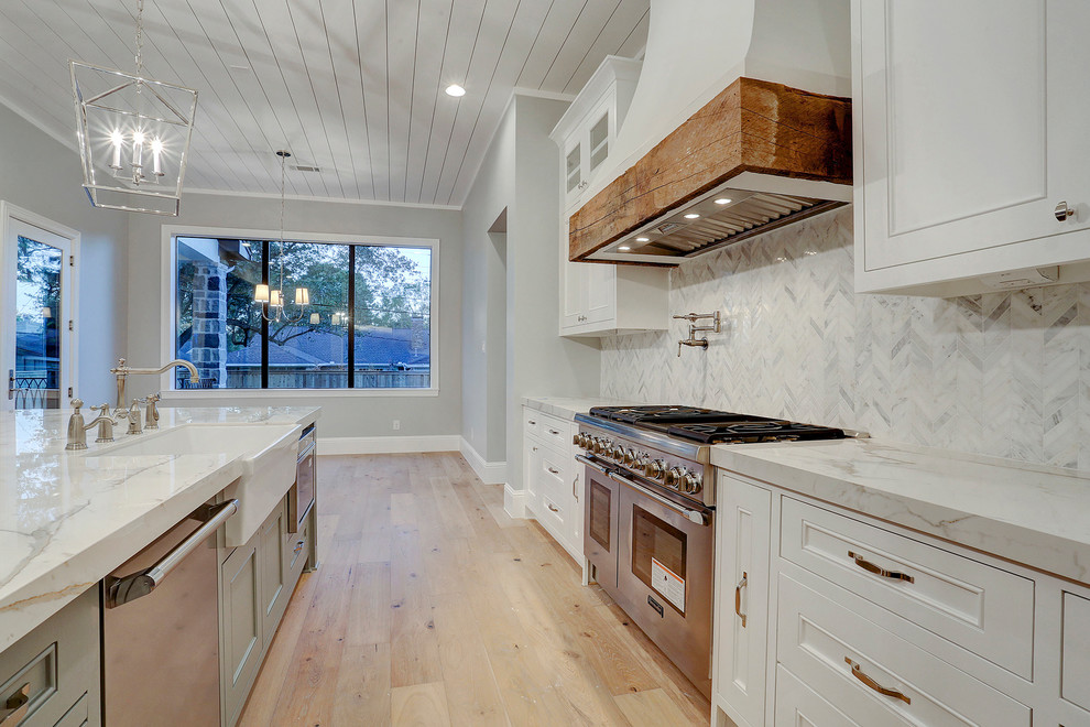 country French-stucco and stone-160101 - Traditional - Kitchen ...