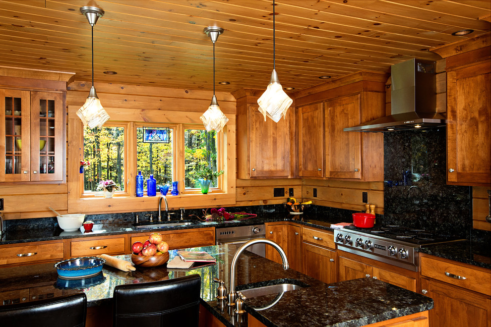 Country Home Addition - Rustic - Kitchen - New York - by Beaver ...