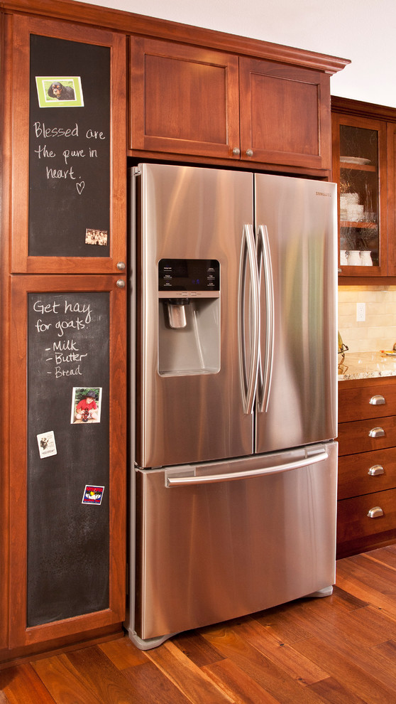 Country Kitchen with Modern Conveniences - Traditional - Kitchen ...