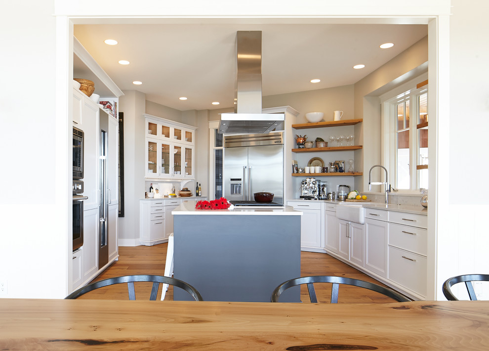 Country Modern Retreat Kitchen - Transitional - Kitchen - Seattle - by ...
