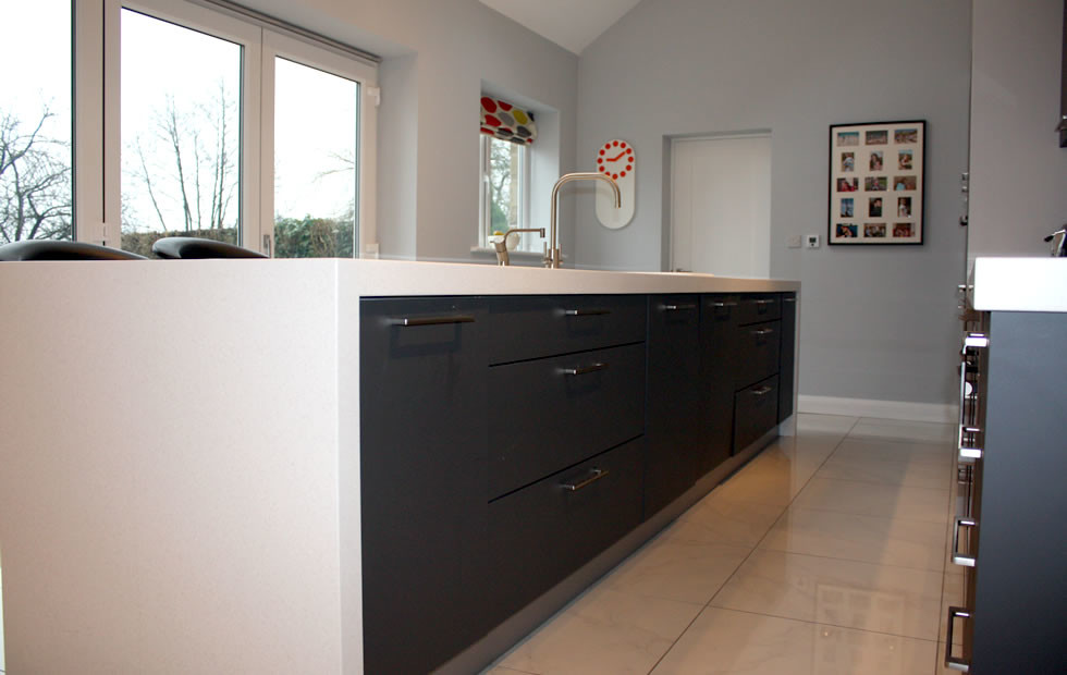 Cramped kitchen converted into luxurious and practical living space ...