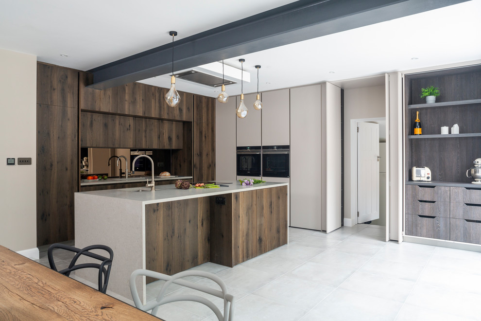 Cream & Wood Kitchen - Contemporary - Kitchen - London - by Point 5 ...