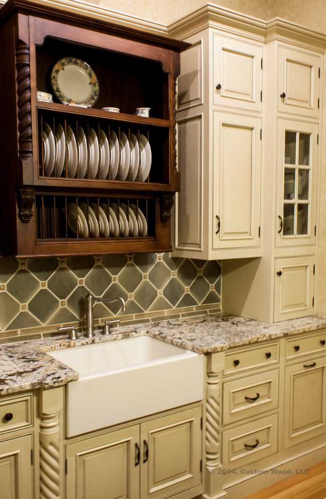 Cream Kitchen - Traditional - Kitchen - Philadelphia - by Custom Wood ...
