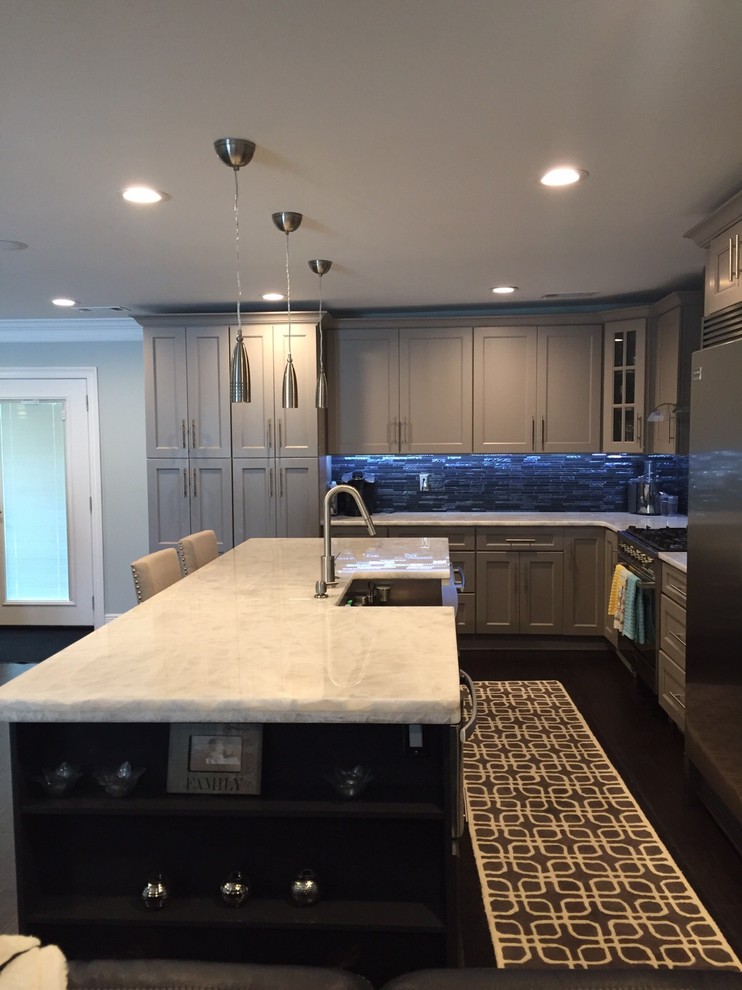 Cristallo Quartzite Countertop - Contemporary - Kitchen - New Orleans ...