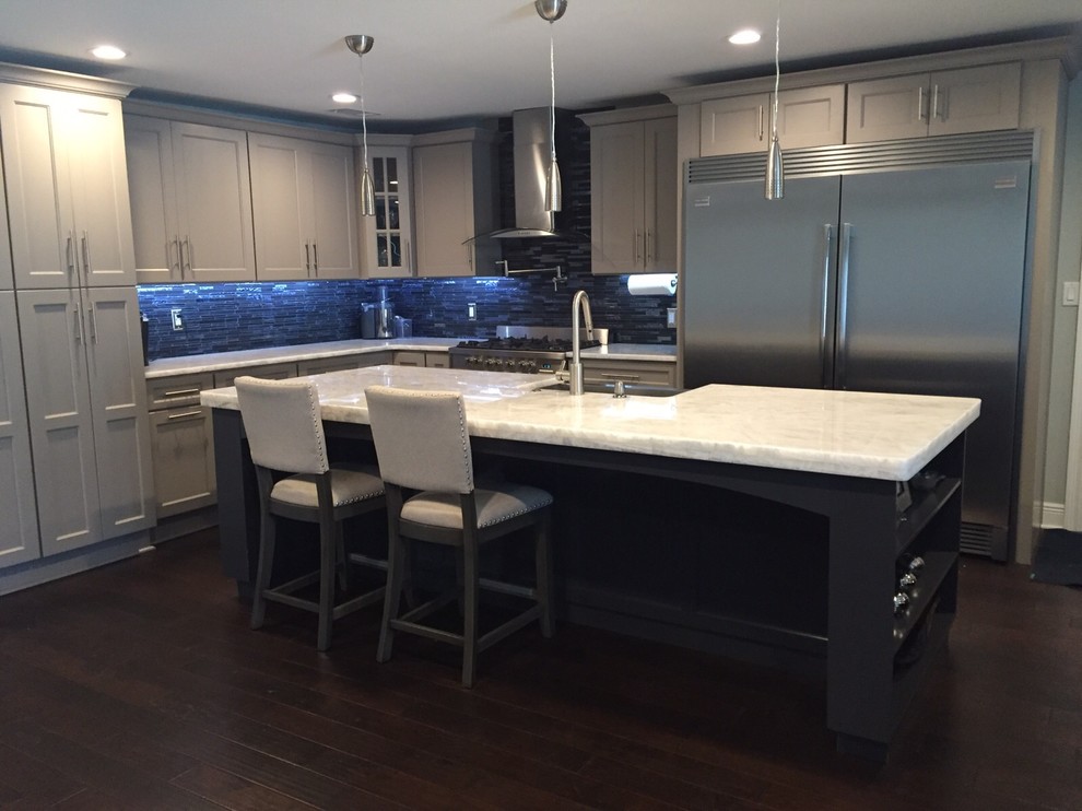 Cristallo Quartzite Countertop - Contemporary - Kitchen - New Orleans ...