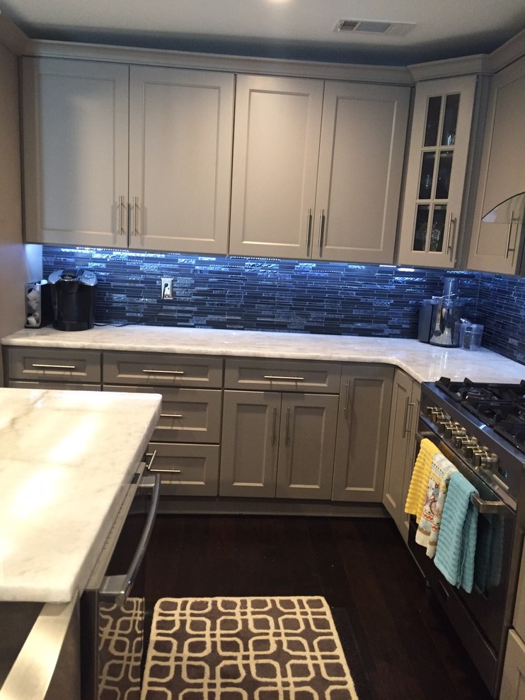 Cristallo Quartzite Countertop - Contemporary - Kitchen - New Orleans ...