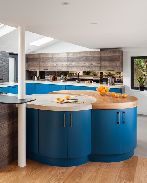 Crowborough, East Sussex Bespoke Kitchen Design - Industrial - Kitchen ...