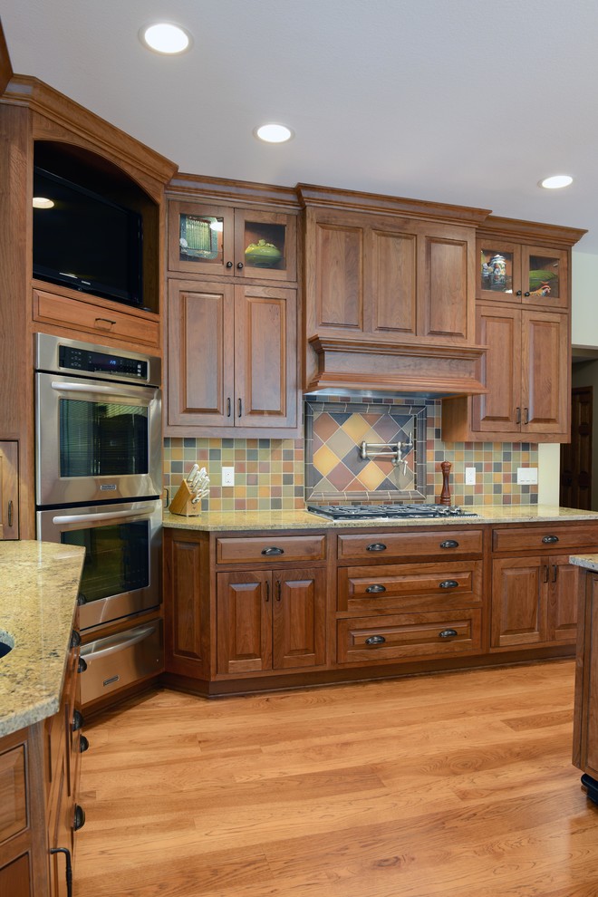 Crystal Cabinets - Classic Traditional Cherry Kitchen - Traditional ...