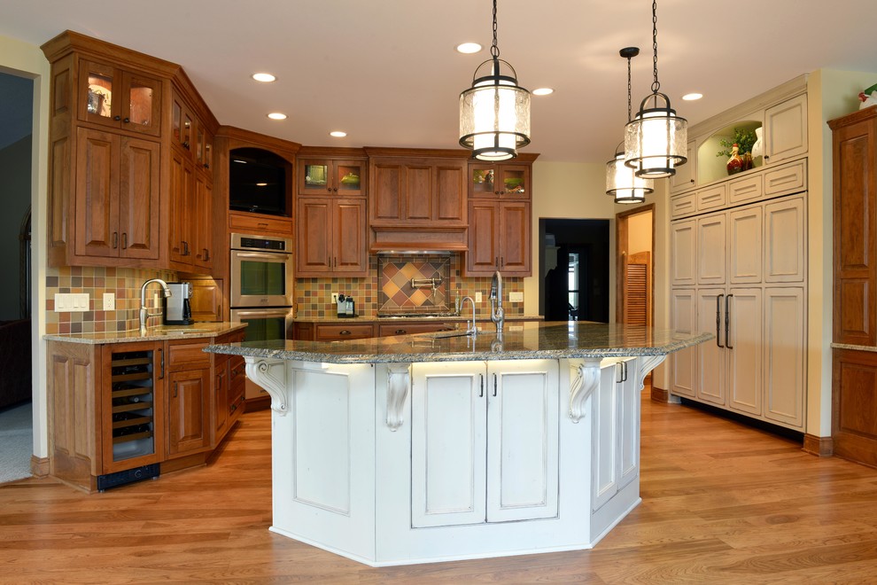 Crystal Cabinets - Classic Traditional Cherry Kitchen - Traditional ...