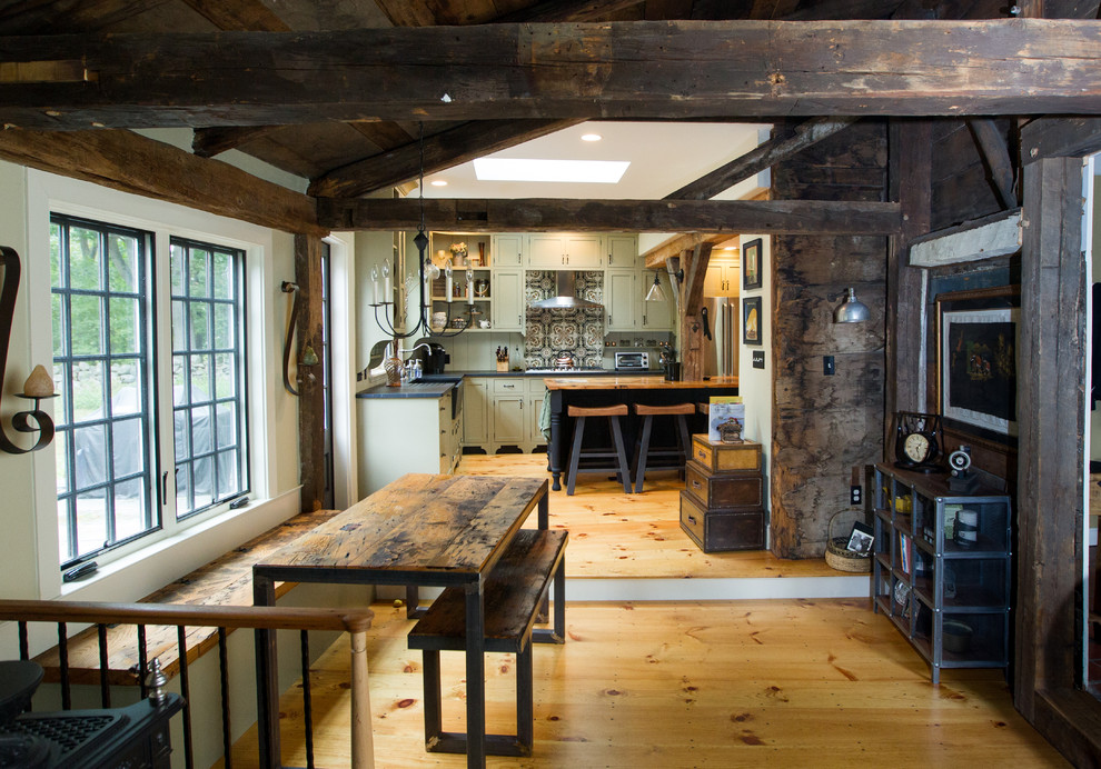 Cuban Cement Tile Backsplash Feels at Home in Colonial Remodel ...
