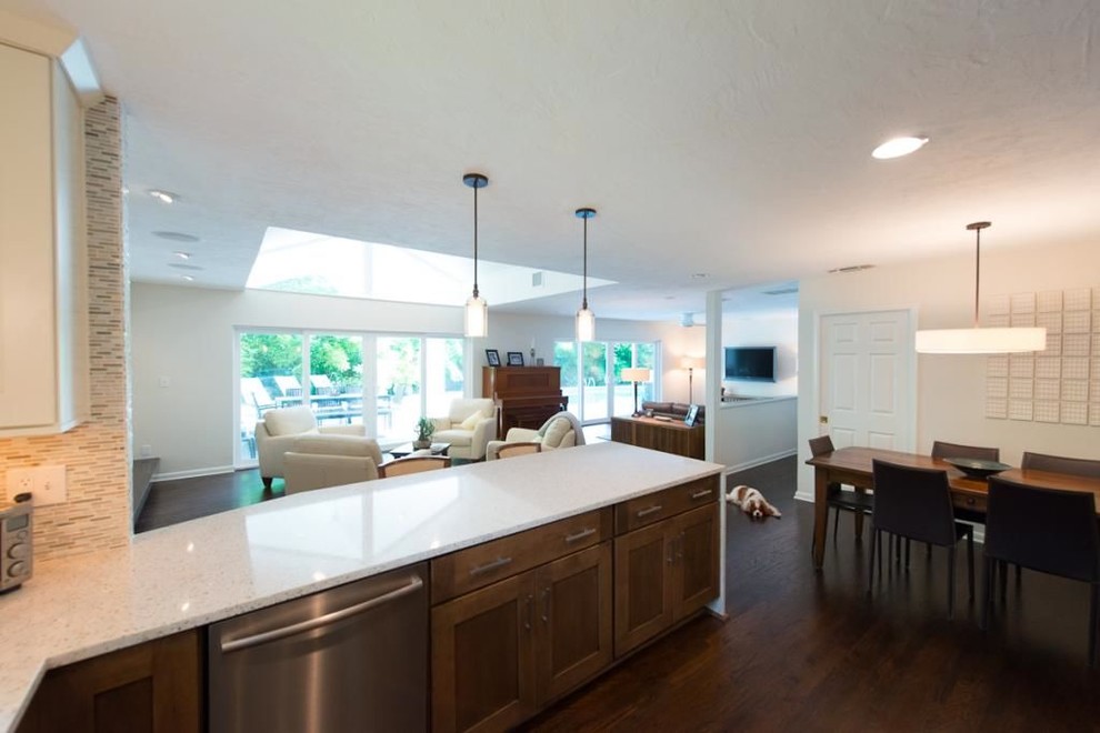 Curava Recycled Glass - Classique - Cuisine - Jacksonville - par Empire ...