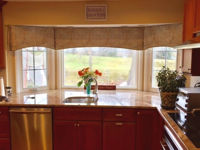Curved Bay Window Valance - Kitchen - New York - by Flooring & Window ...