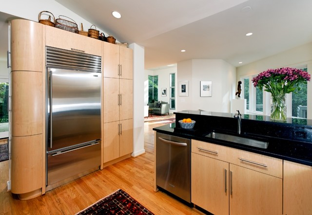 Curved Cabinetry - Modern - Kitchen - DC Metro - by Kleppinger Design ...