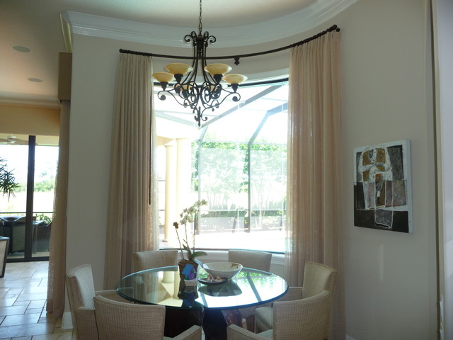 Curved windows - Modern - Dining Room - Jacksonville - by Claudettes ...