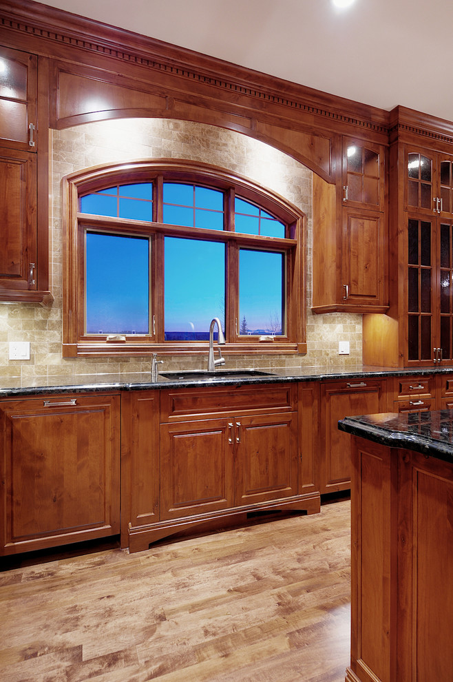 Custom alder kitchen - Traditional - Kitchen - Calgary - by Veranda ...