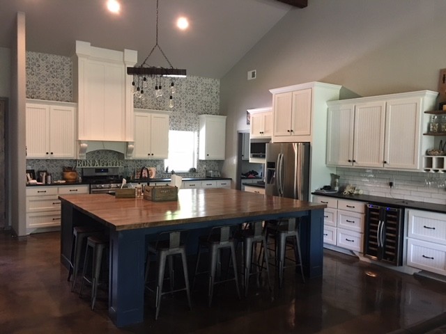 Custom Barndominium - Farmhouse - Kitchen - Austin - by Broadshield ...