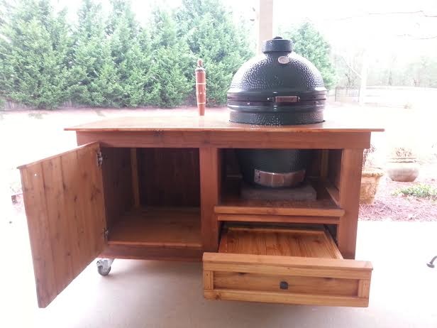 Custom Big Green Egg Tables - Kitchen - Atlanta - by Posh Patios | Houzz
