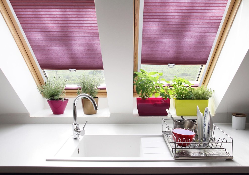 Custom Blind Ideas and styles - Contemporary - Kitchen - Austin - by ...