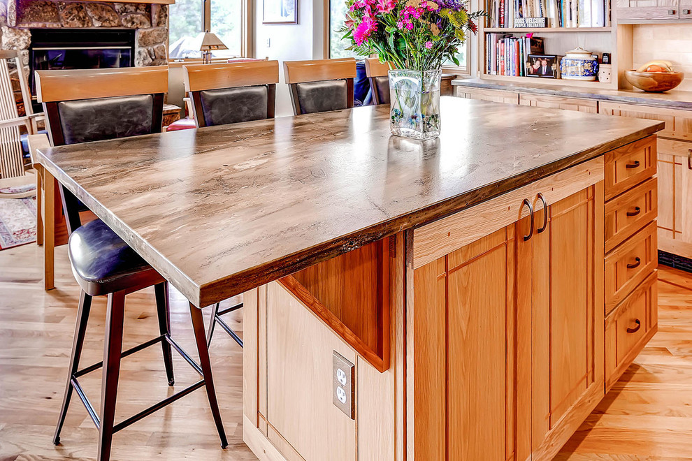 Custom Boulder Kitchen with Creative Amenities - Craftsman - Kitchen ...