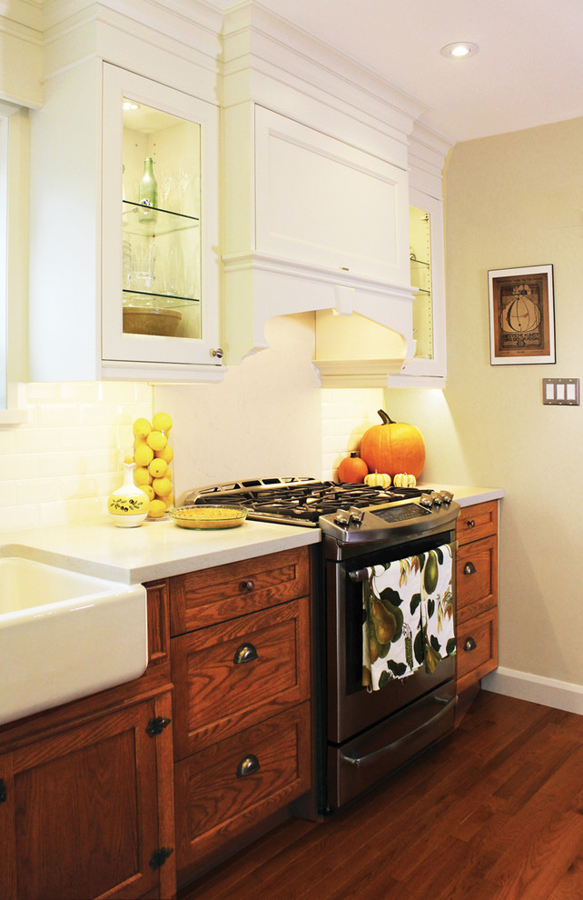 Custom Built Cabinetry Range Hood Cover | Chestnut Grove Design - Arts ...