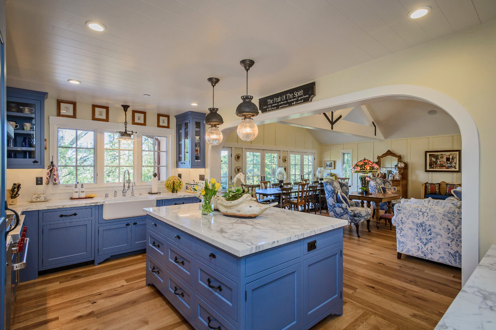 Custom Built Storybook Home in Orinda - Farmhouse - Kitchen - San ...
