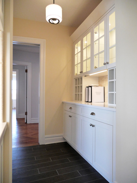 Custom Butler's Pantry & Pocket Door - Transitional - Kitchen - New ...