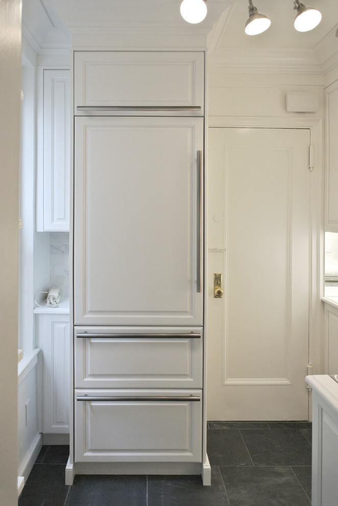 Custom Cabinet for Refrigerator - Traditional - Kitchen - New York - by ...