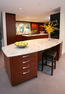 Custom Contemporary Kitchen - Contemporary - Kitchen - Newark - by ...