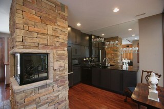 Custom Designed & Built Prairie Style Home - Modern - Kitchen ...