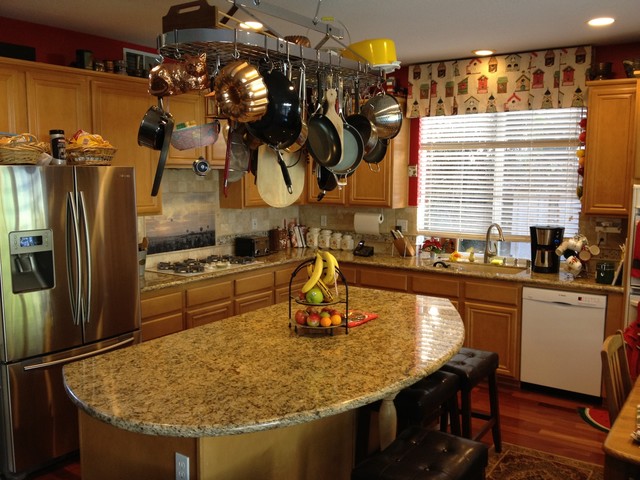 Custom Fabricated Kitchen Countertops - Traditional - Kitchen - Orange ...